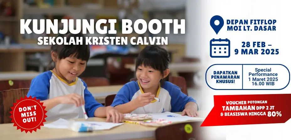 Booth SKC Hadir di MOI! 🎉 | Sekolah Kristen Calvin